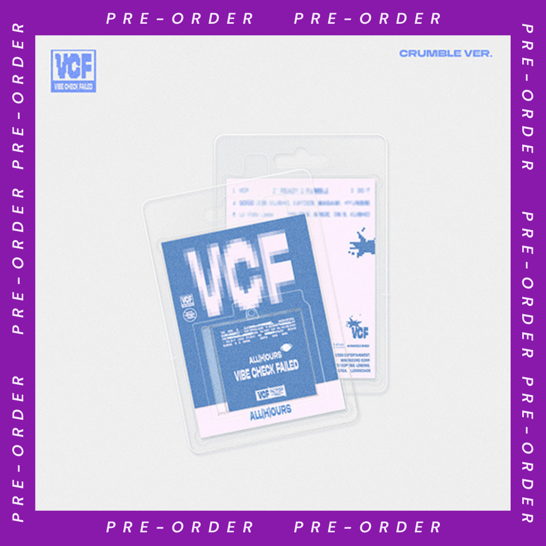 (( RELEASE : SEPTEMBER 9 )) ALL(H)OURS - VCF [CRUMBLE ver.] – KPOP WORLD