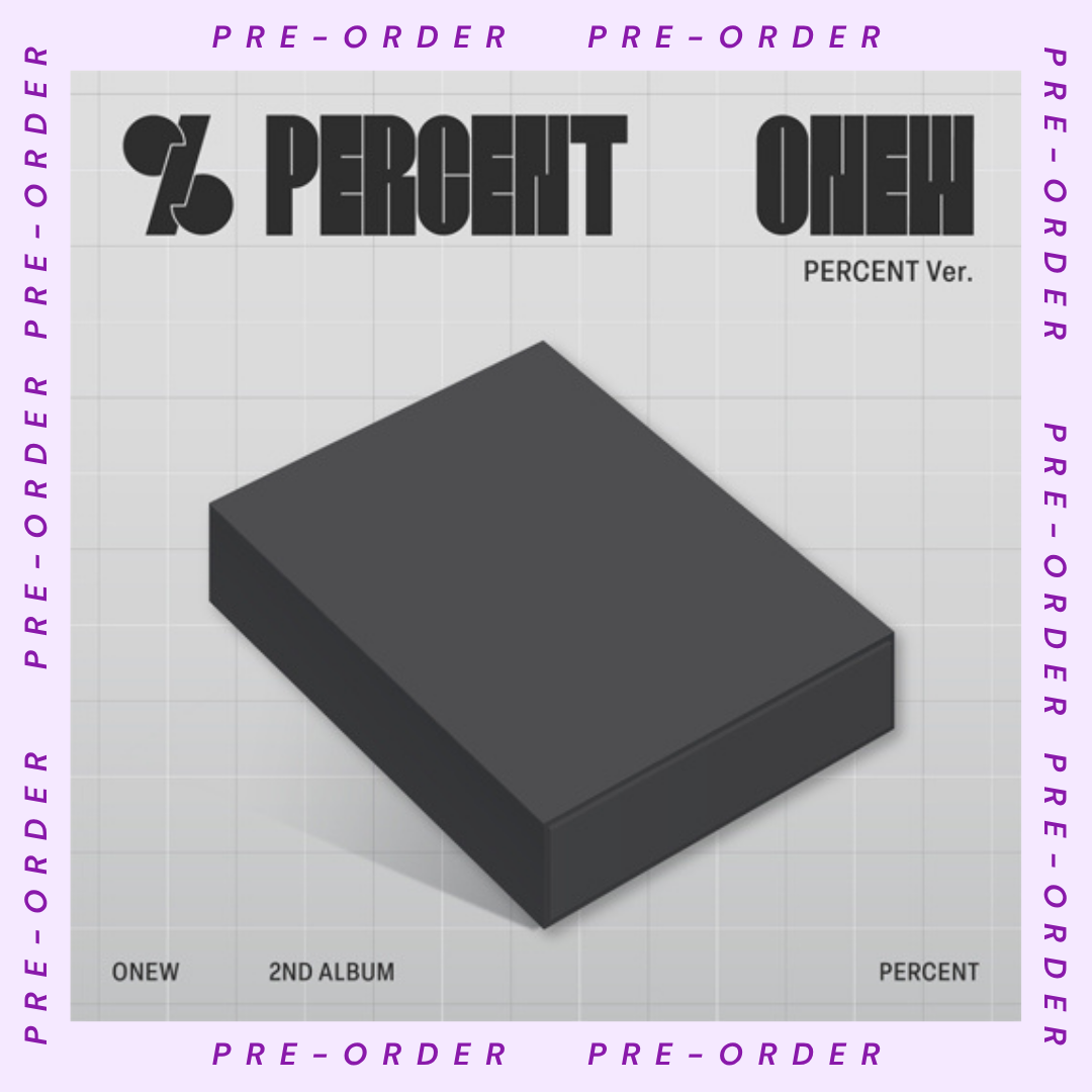 (( RELEASE : JULY 15 )) Onew - PERCENT [PERCENT ver.] – KPOP WORLD